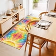 Cartoon Watercolor Sun Colorful Rectangle Area Rug 2x6ft,Living Room ...