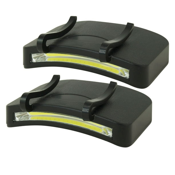 LitezAll 300 Lumen COB LED Clip On Cap Light 2 Pack - Walmart.com