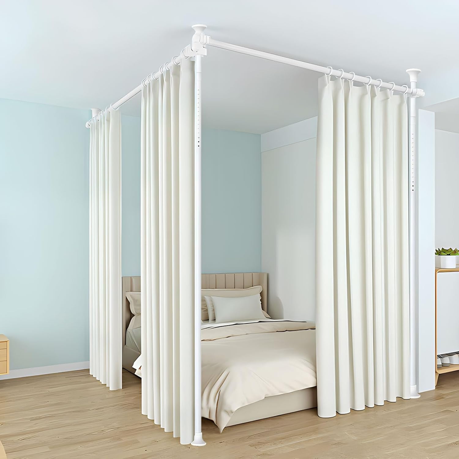 Click here for Unbranded Room Divider Curtain Rod  No Drilling Cu... prices
