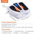 VEVOR Foot Circulation Stimulator with Heat – EMS & TENS Foot ...