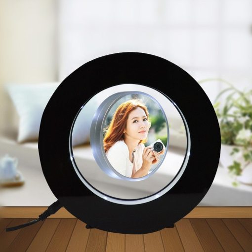 Round shape levitating picture frame for gift magnetic levitation ...