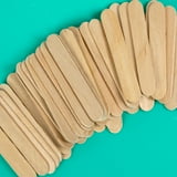 Hello Hobby Mini Wood Craft Sticks 150-Pack Resealable Bag 63.55mm Tiny ...