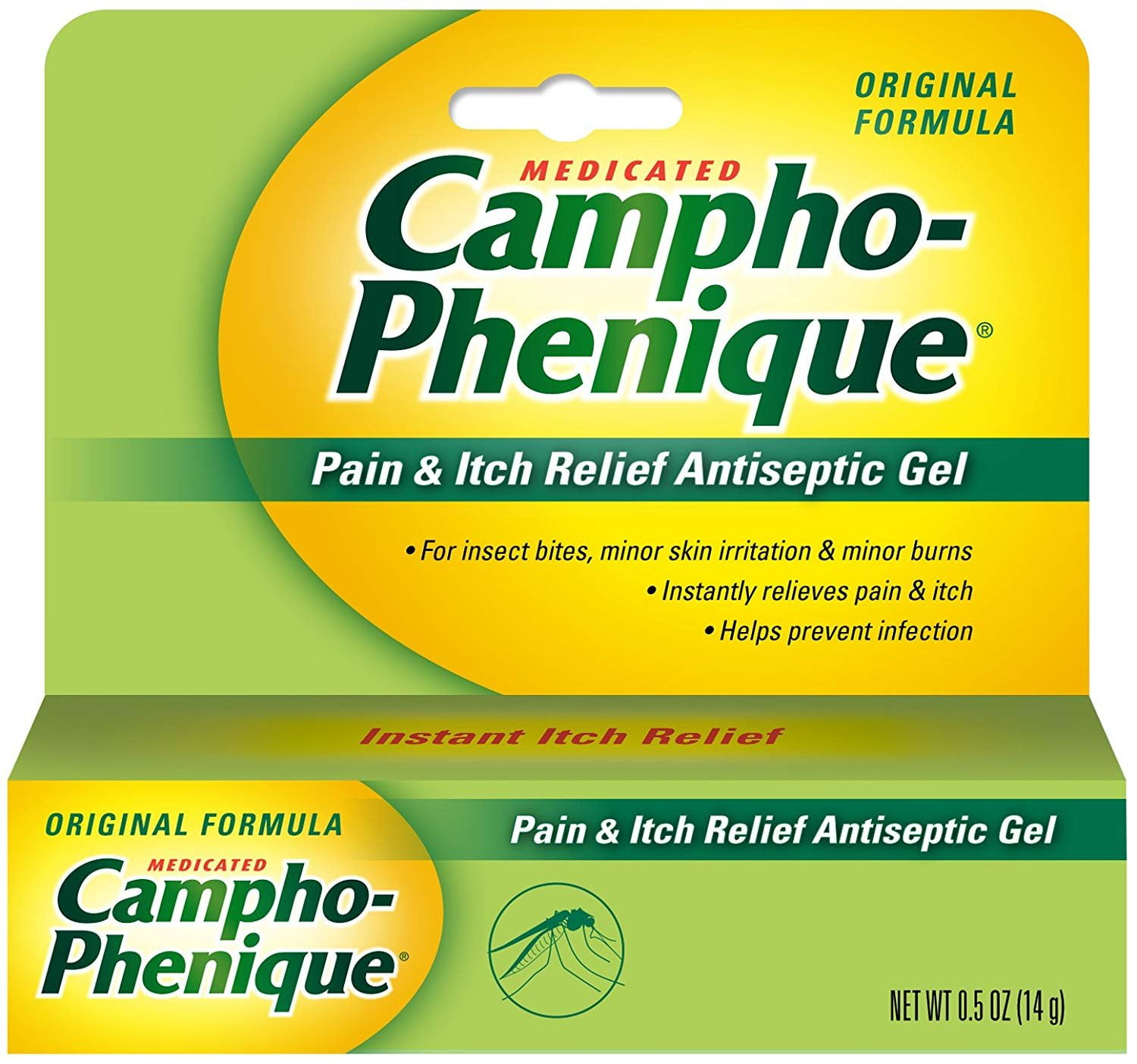 Campho-Phenique Pain & Itch Relief Antiseptic Gel, Original Formula, 0. ...