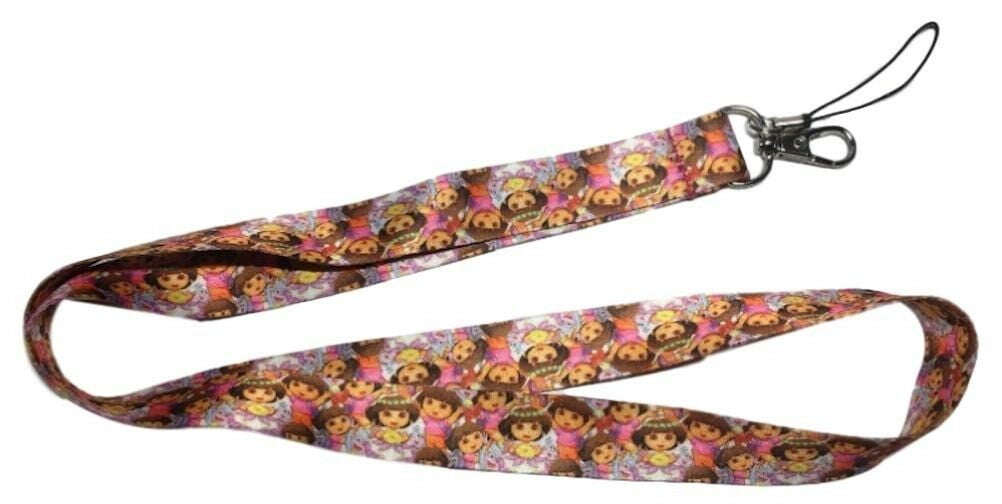 Dora The Explorer All Over Print LANYARD ID Holder Keychain - Walmart.com