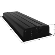 Manchester Tank 6817 - 50 lbs Steel Horizontal Gray ASME LP Gas Tank ...