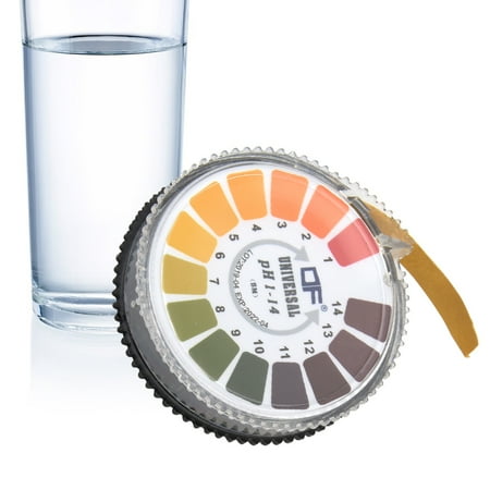 5M 0-14pH Liquid Measuring Roll Saliva Indicator PH Test Paper Alkaline ...