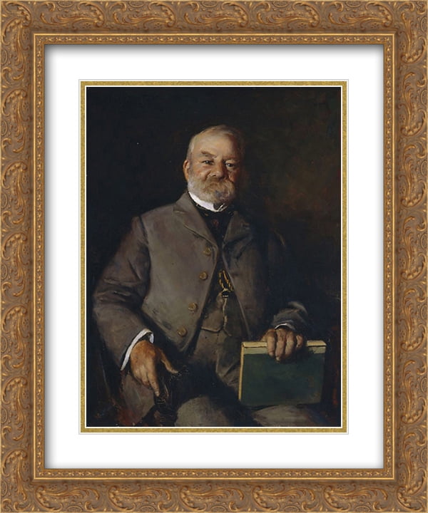 Julian Ashton 2x Matted 20x24 Gold Ornate Framed Art Print 'The Hon ...