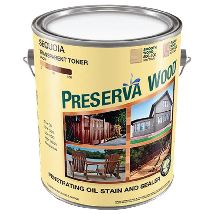 1 Gal Preserva Products, Ltd. 40103 Sequoia Preserva Wood Transparent ...