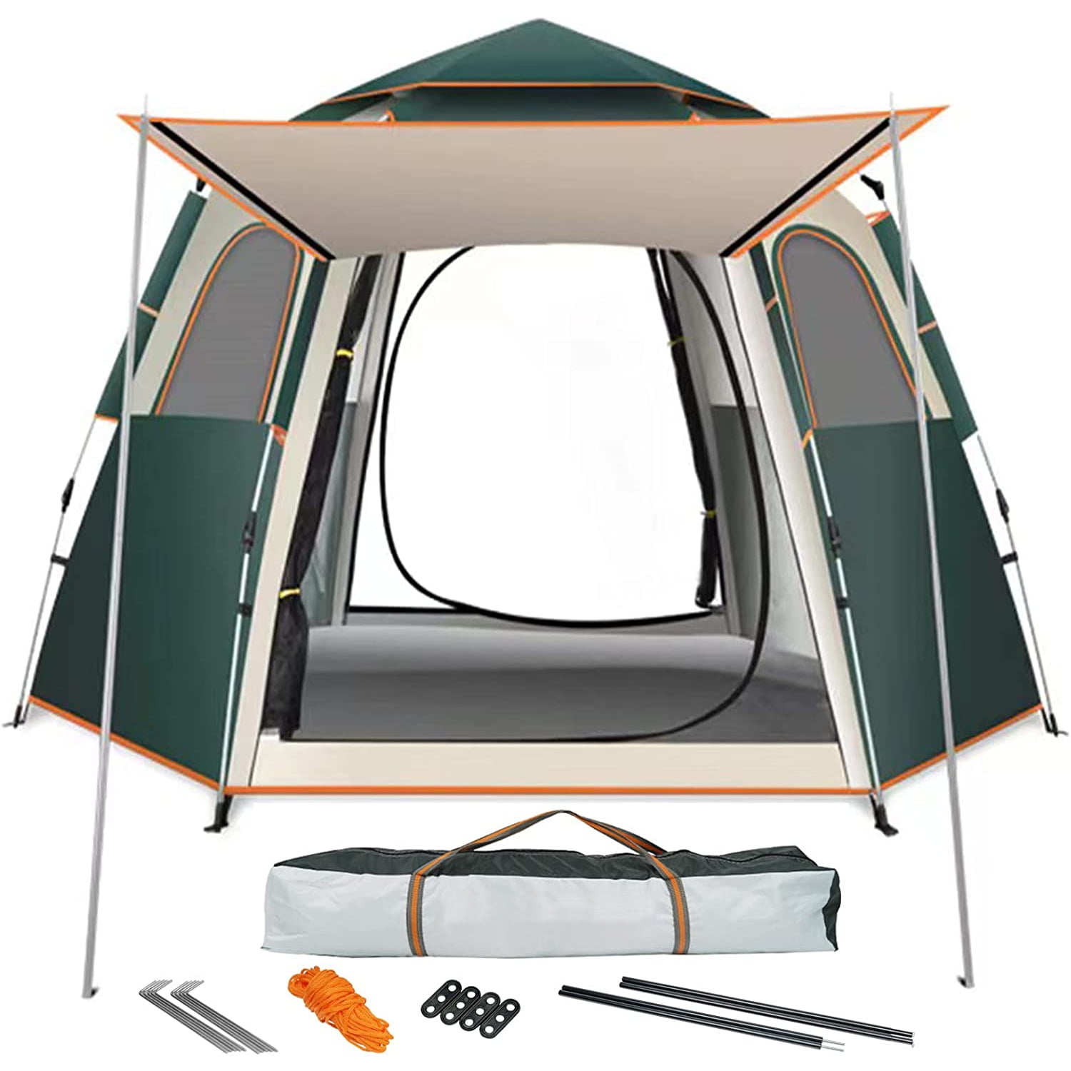 Click here for Grm Large Camping Tent 2/4/6 Person Family Dome Te... prices