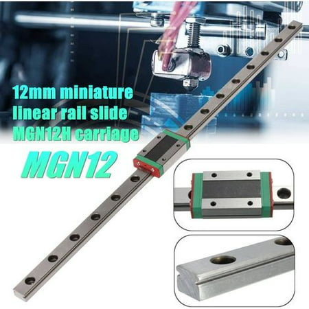 NETSENG 12mm 400mm x 10mm Micro Linear Slide + Mgn12H Holder for Hasaki ...