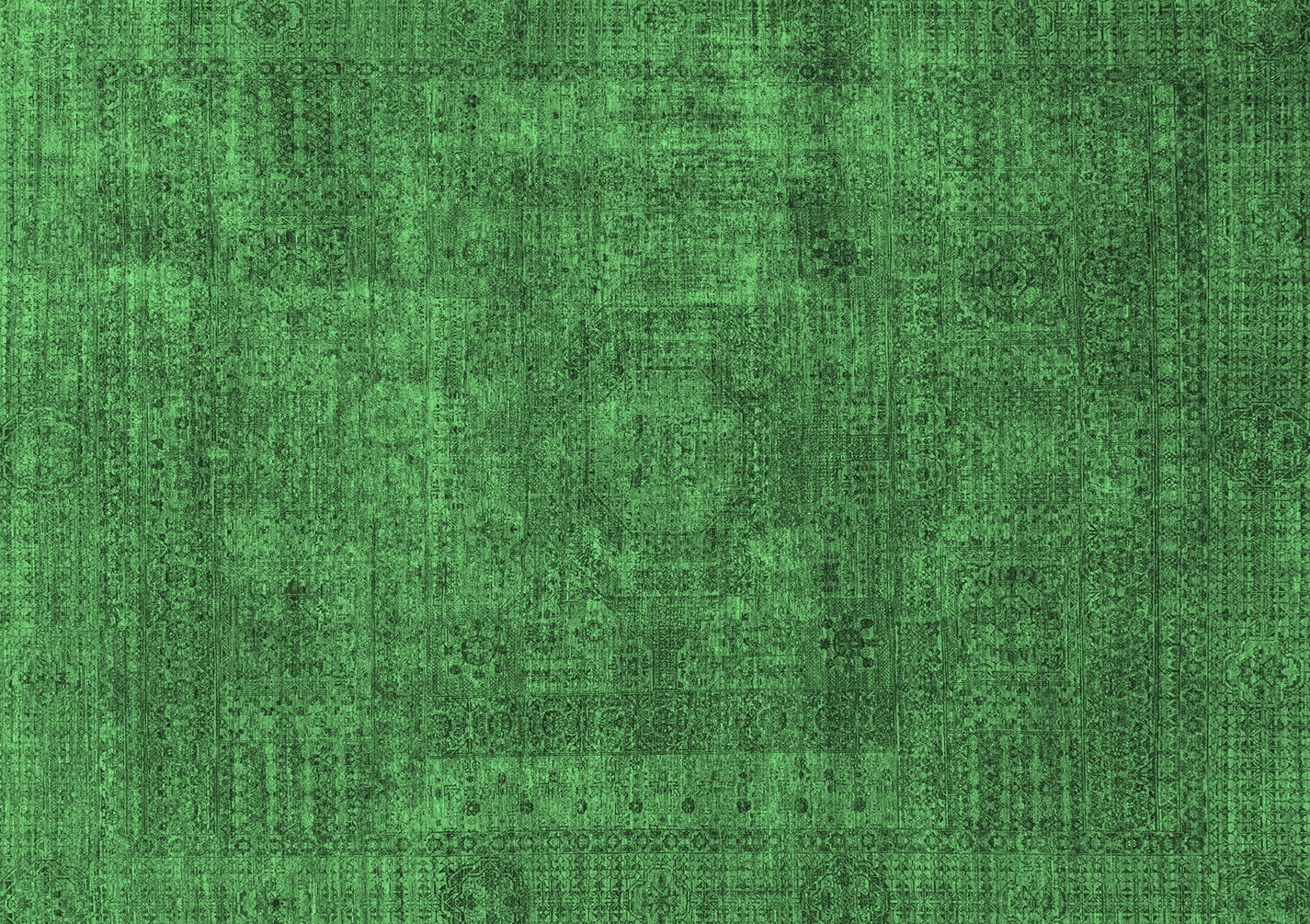 Ahgly Company Indoor Rectangle Abstract Emerald Green Modern Area Rugs ...