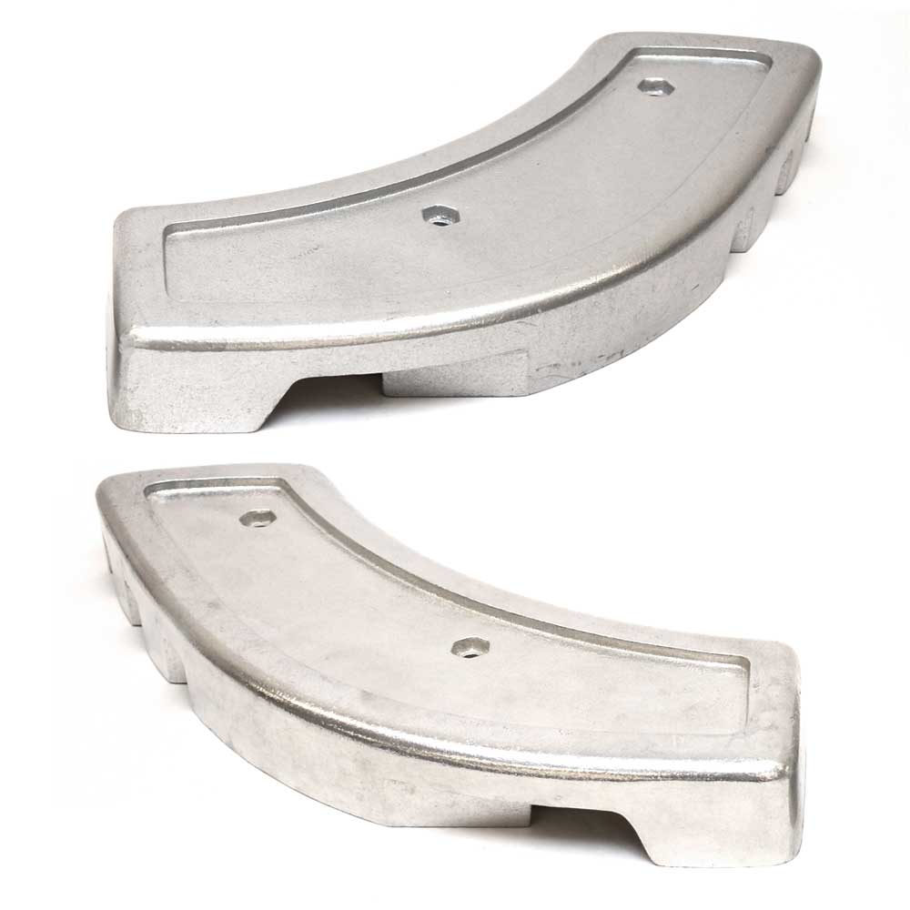 Harris Kayot Pontoon Boat Corner Light Housings | Pods Aluminum (Set of ...