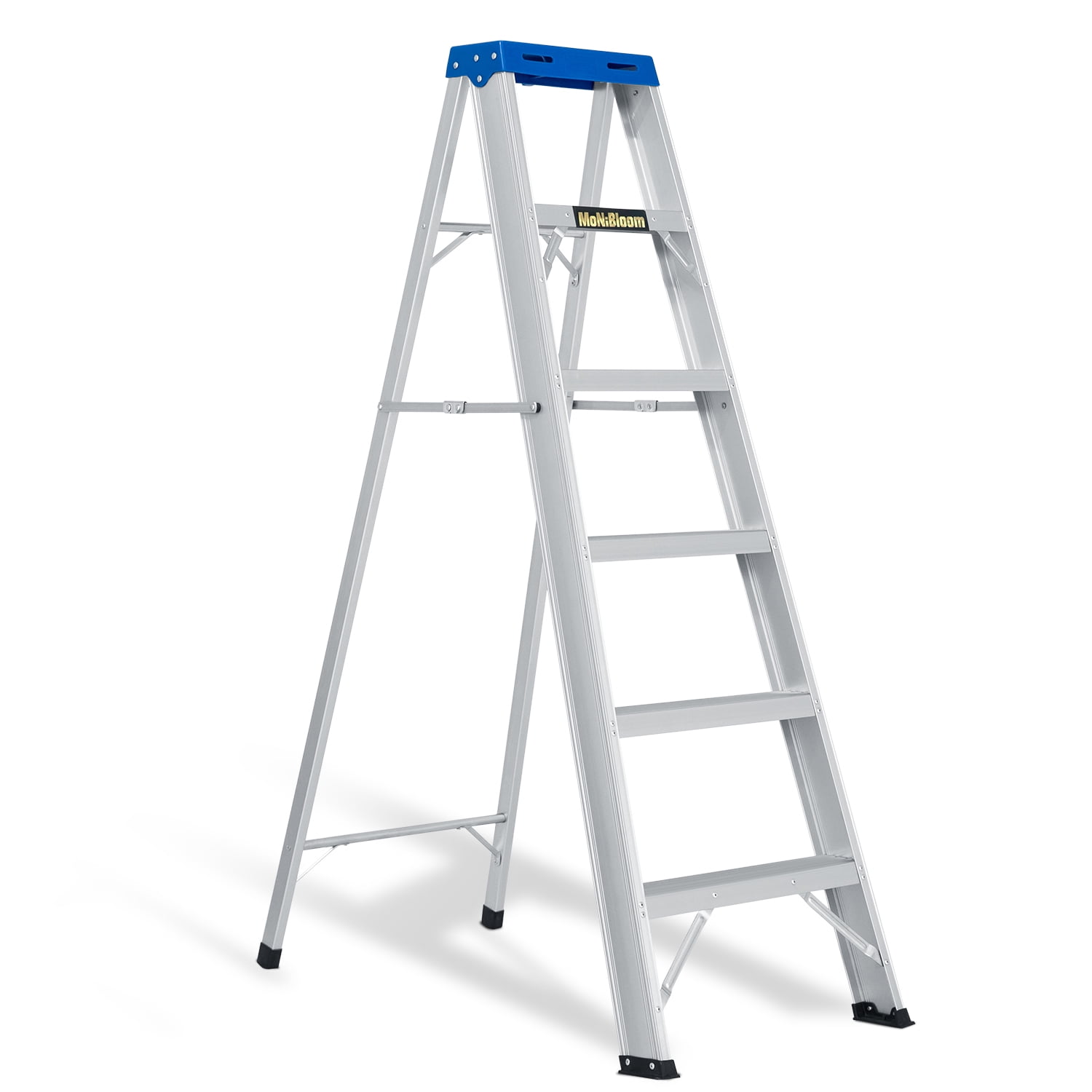Ladders 5M Folding Telescopic Ladder Stainless Steel Extension Ladder ...