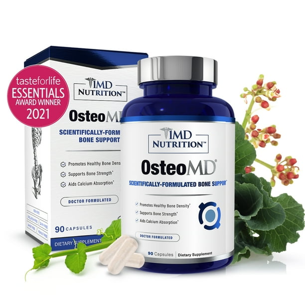 1MD Nutrition OsteoMD for Comprehensive Bone Support | with Calcium ...
