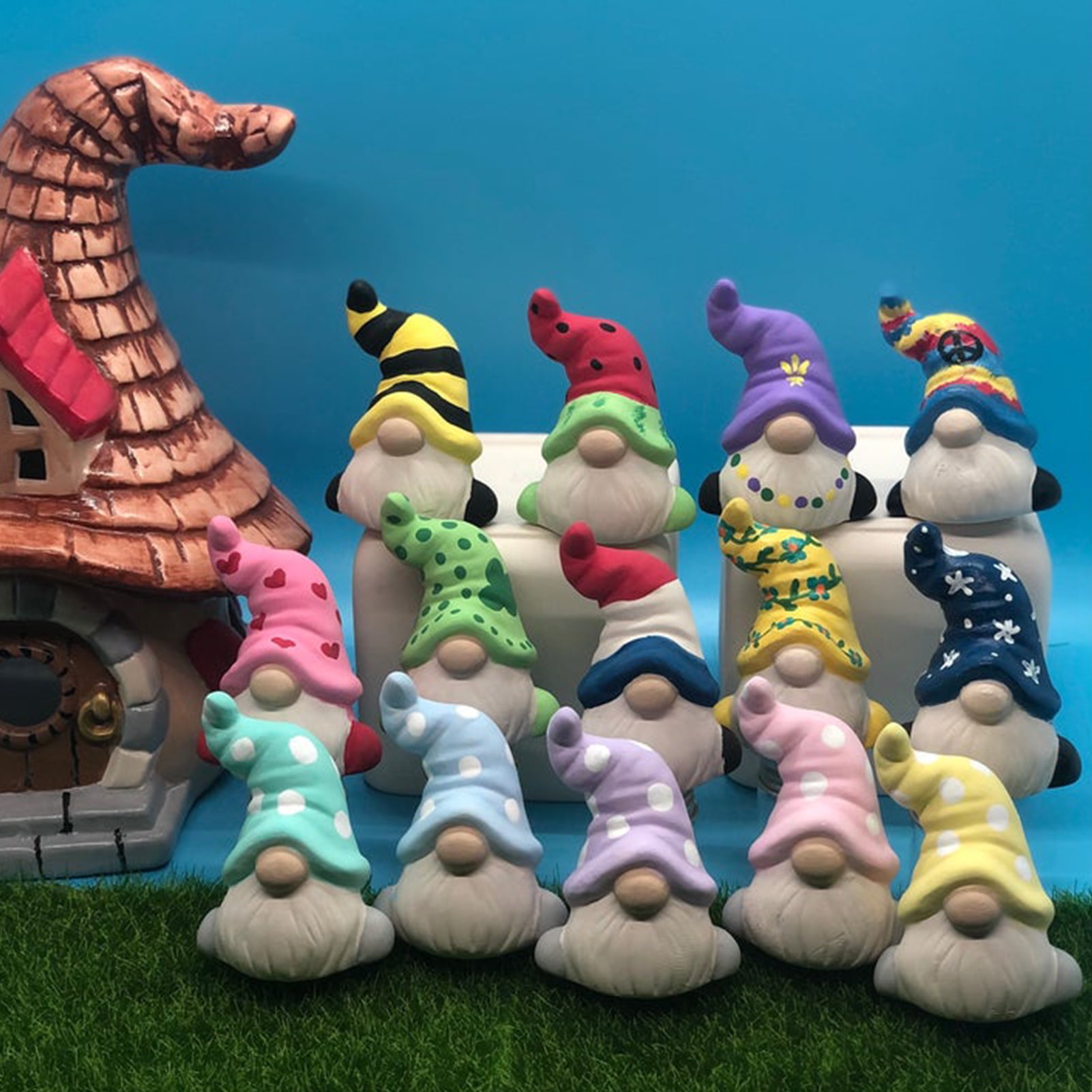 Multi-use Cute Resin Dwarf Doll Model - Adorable Doll Display for Home ...