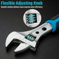 8 Inch Adjustable Wrench, Spanner with Box End/Hex Function, CR-V ...