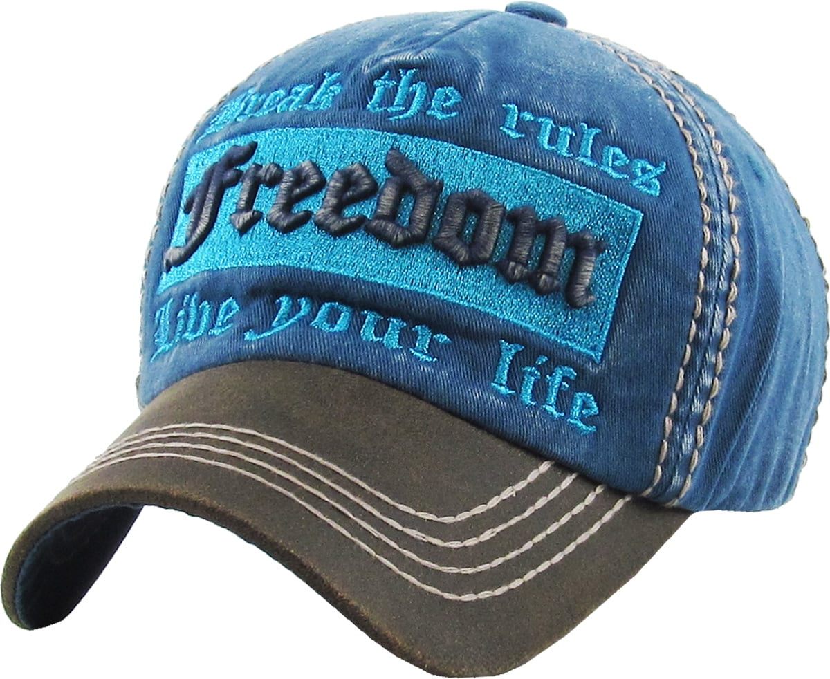 Freedom Vintage Ballcap One Size Adjustable(730) - Walmart.com