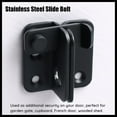 Sliding Door Lock Padlock Hasp Door Lock Latch Buckle Lock Anti-Theft ...