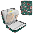 ALAZA Christmas Bows Pattern Expanding Accordion File Folder 3 Ring ...