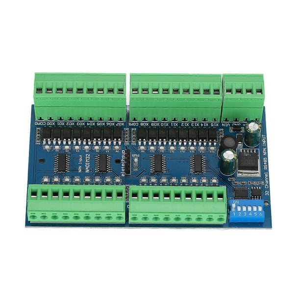 RS485 Input Controller 32 Channel DIN Rail Isolated PLC Switch Quantity ...