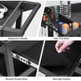 Torin 3 Layers Utility Cart:Multifunction Rolling/Service Steel Tool ...
