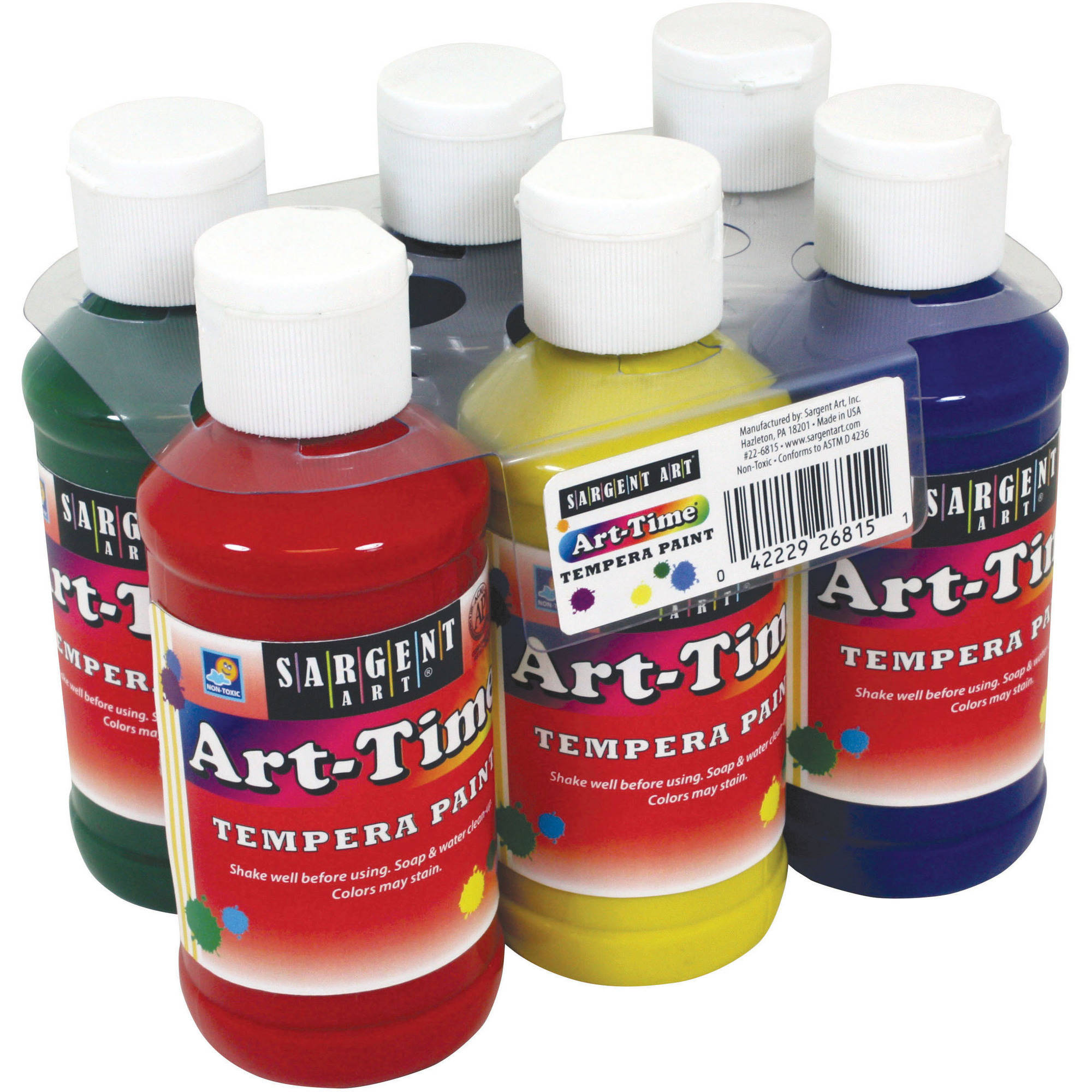 Sargent Art Assorted Colors Tempera Paint 1 Each Walmart
