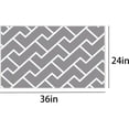 2 Pcs Front Door Mat, Non-Slip Rubber Backing, Dirt Resistant and ...