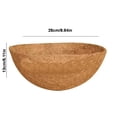 2pcs/ 25cm Coconut Flowerpot Liner Hanging Coconut Liner Groove Flower ...