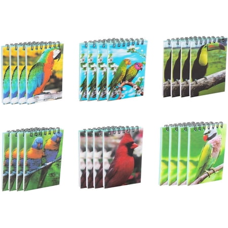 Spiral Notepad - 24-Pack Top Spiral Notebooks, Bulk Mini Spiral ...