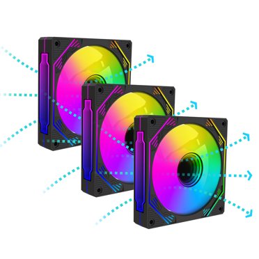 Pano-Mounts 120mm 24V DC Fan High Speed 4Pin PWM PC Case Fan CPU ...