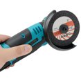 Mini Cordless Brushless Angle Grinder Cutting Tool with Battery Charger ...