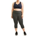 Athletic Works Women's Plus Size Zip Front Sports Bra - Walmart.com