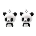 Panda Bear Earring Black-And-White Drop Dangle Girl Woman Earrings ...