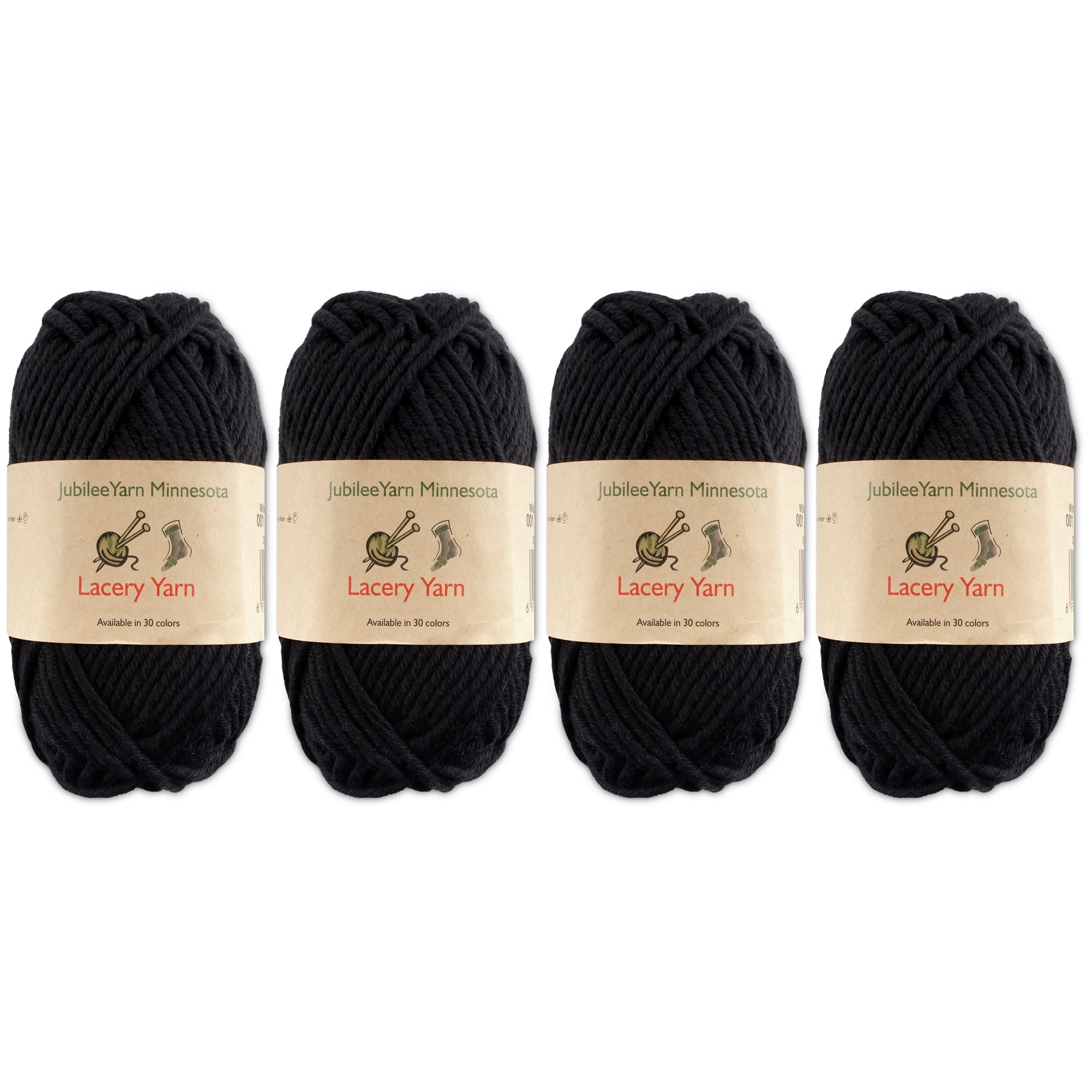 Bulky Weight Lacery Yarn 100g - 4 Skeins - 100% Cotton - Witching Hour ...