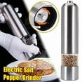 CIRCLE- Kitchen Stainless Steel Electric Automatic Pepper Grinder ...