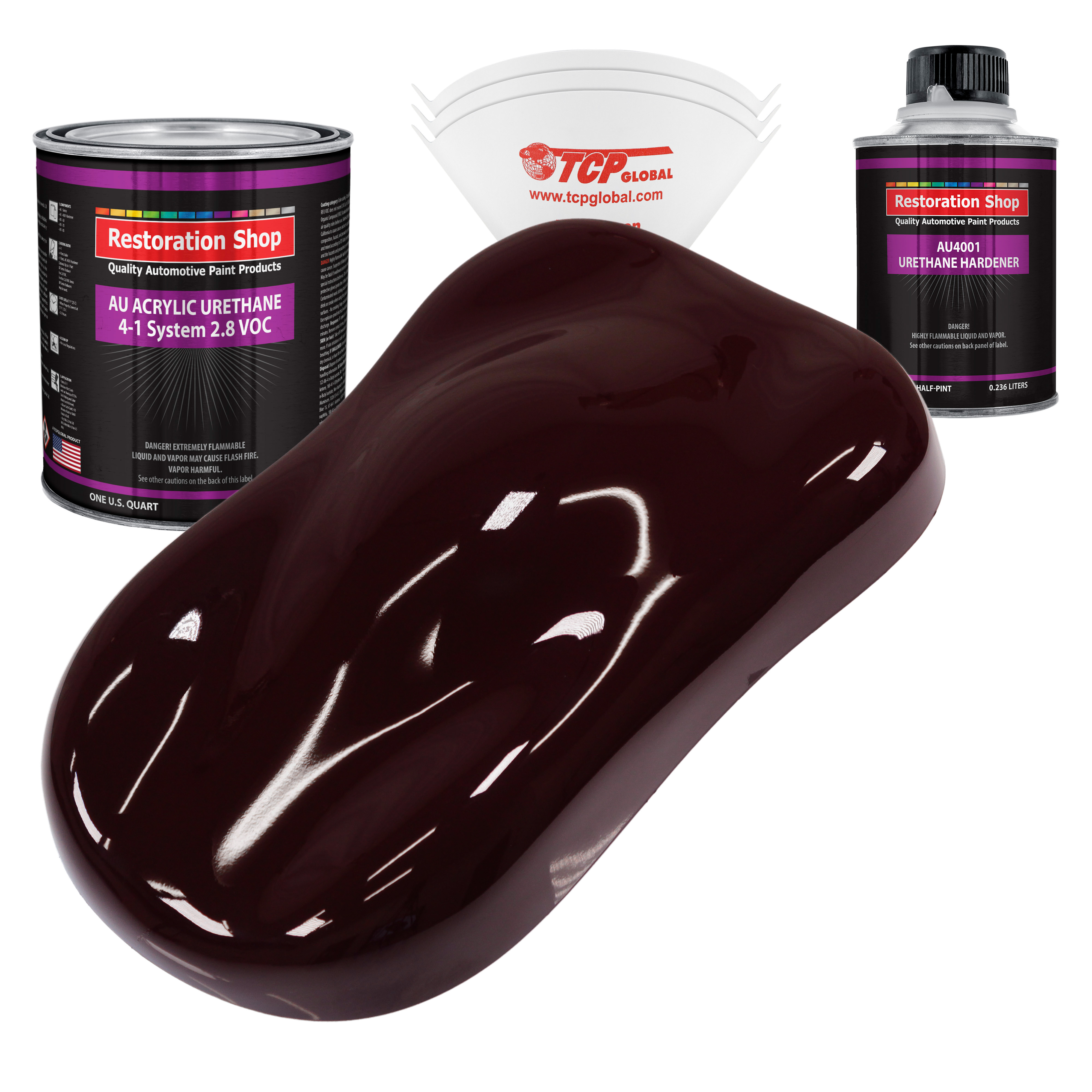 Restoration Shop Royal Maroon Acrylic Urethane Auto Paint Complete ...