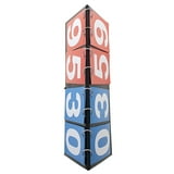 GOGO Sports Scoreboard 4-Digital Portable Tabletop Score Flipper, 00-99 ...
