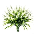 10 Pcs UV Resistant Fade Proof Artificial Lavender Greenery Outdoor ...