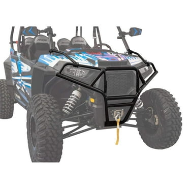 Tusk UTV Rear Bumper, Cargo Rack, and Spare Tire Carrier For Polaris ...