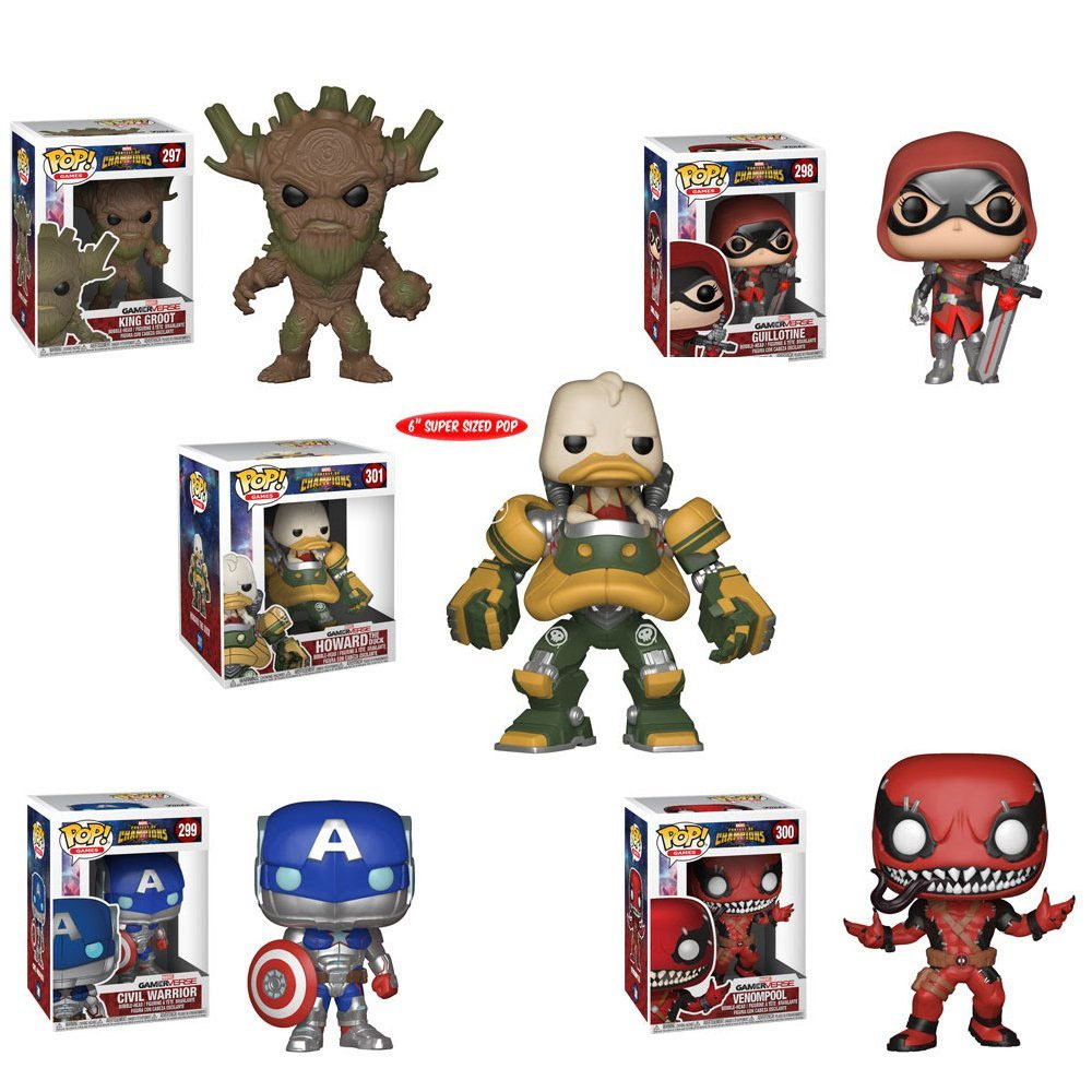 Funko POP Games Marvel s Contest Of Champions Vinyl Figures SET OF