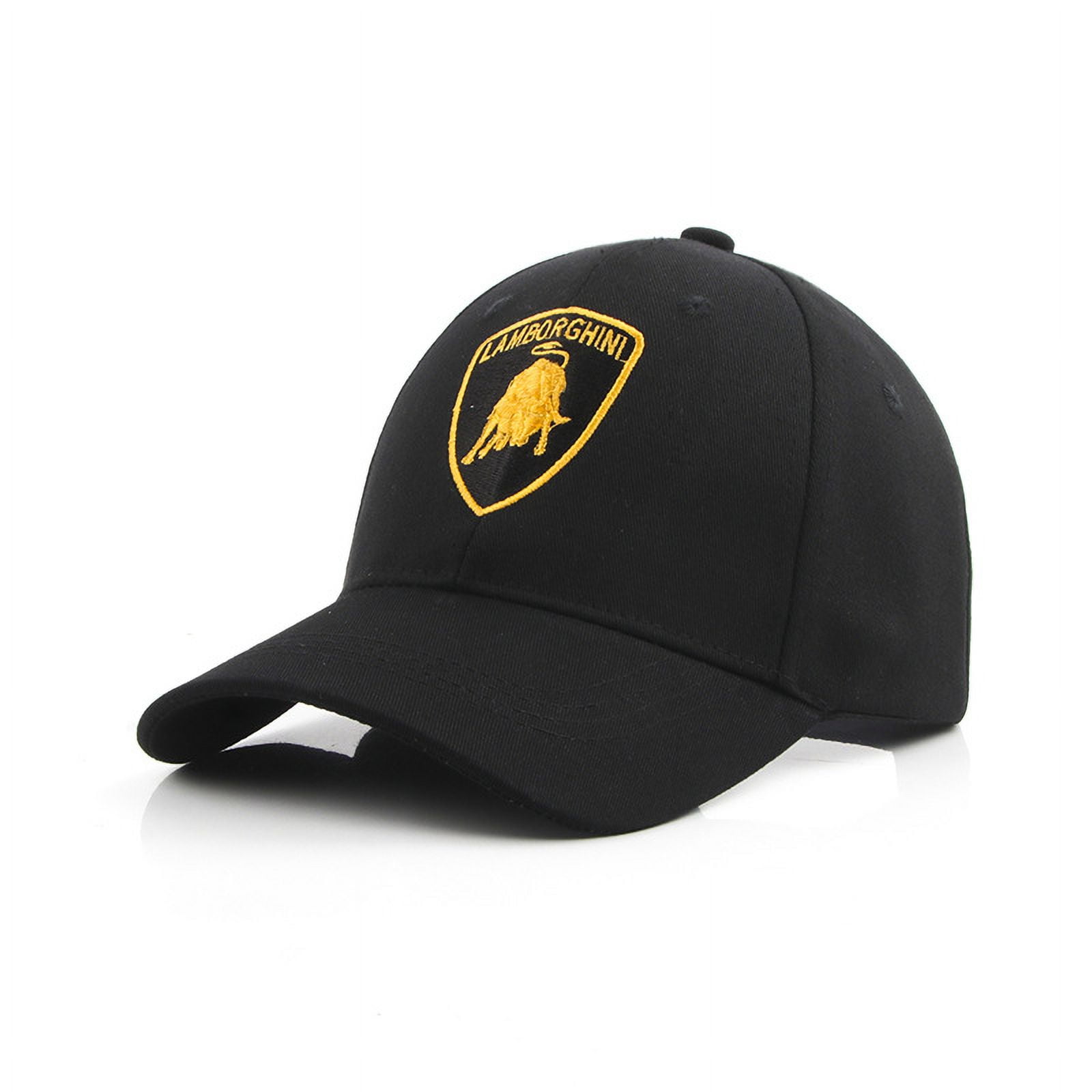 ShenMo Men's Lamborghini Racing Embroidered Baseball Cap (Black ...