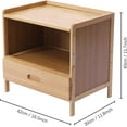 Miumaeov Nightstand Bedside End Table Organizer Bedroom Side Stand ...