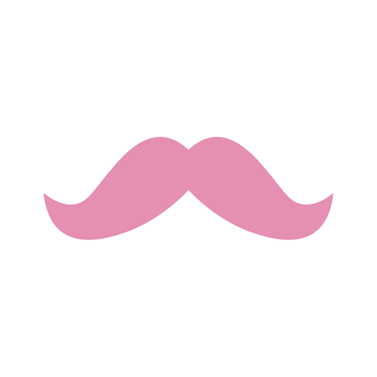 Mustache Sticker Decal Die Cut - Self Adhesive Vinyl - Weatherproof ...