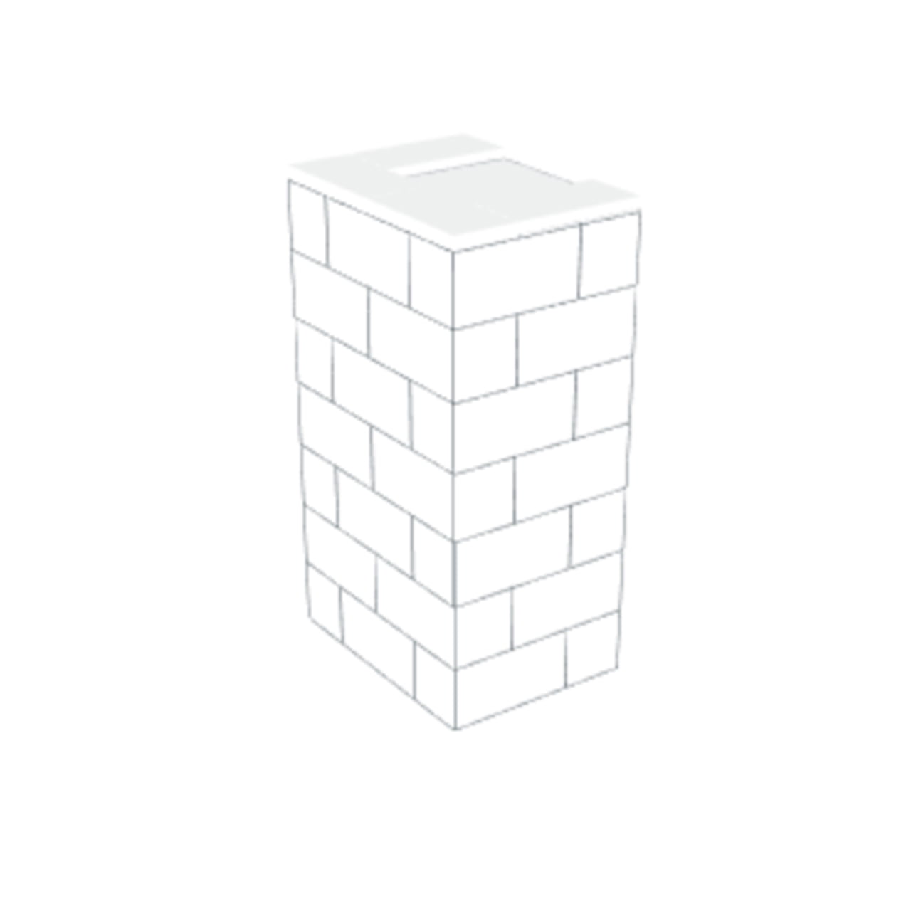 EverBlock Lectern Kit, 43” H x 24” W | For Podiums, Pulpits, Stands ...