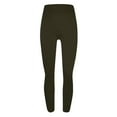 Ashirexll Leggings For Women Solid Color High Waisted Hip Slim