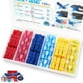 120PC T-Taps Wire Terminal Connectors Insulated 22-10 AWG Quick Splice ...