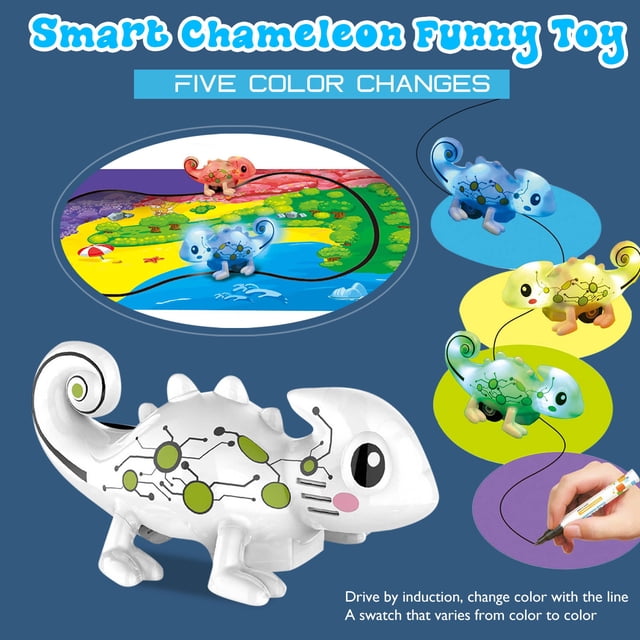 Hxlamzoo Kids Toys Kids Inductive Chameleons Changeable Colors with ...