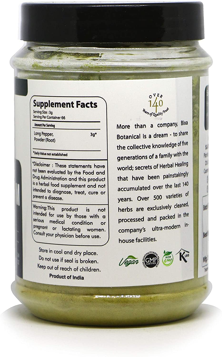 Buy Pippali Mool Root Powder - 7 Oz / 200gm (Pippali Root/ Piper longum ...