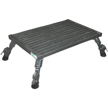 Safety Step F-08C Folding Step, Large 15" x 19" Platform, 8" High ...