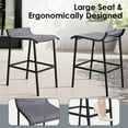 Vitarpatio 4 Piece Outdoor Bar Stools, 29.5"H Patio Bar Height Stool ...
